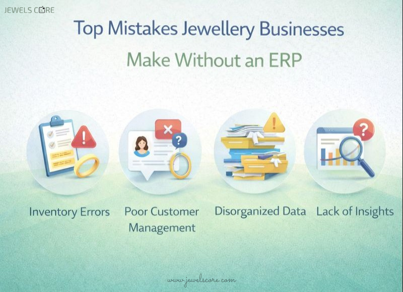 Top Mistakes Jewellery Businesses Make Without an ERP